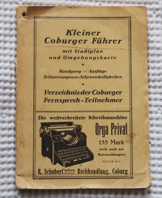 KLEINER COBURGER FÜHRER mit alten Postkarten EUR 4,50 - PicClick DE
