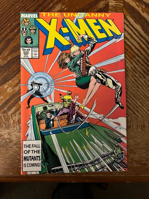 THE UNCANNY X-MEN #224 1987 bande dessinée Marvel Comics EUR 5,77 ...