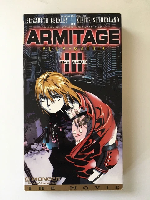 ARMITAGE THE THIRD Poly-Matrix VHS Tape Japanese Dubbed English 1997 ...