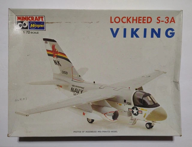VINTAGE LOCKHEED S-3A Viking MINICRAFT Model Kit #1142 $20.66 - PicClick