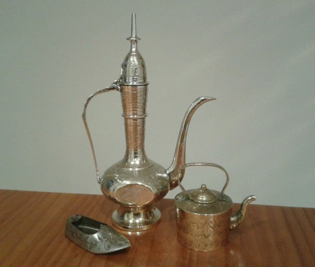 VINTAGE BRASS ISLAMIC Arabic Dallah Turkish Coffee Tea Pot and Shoe £27 ... VINTAGE BRASS ISLAMIC Arabic Dallah Turkish Coffee Tea Pot and Shoe £27 ...