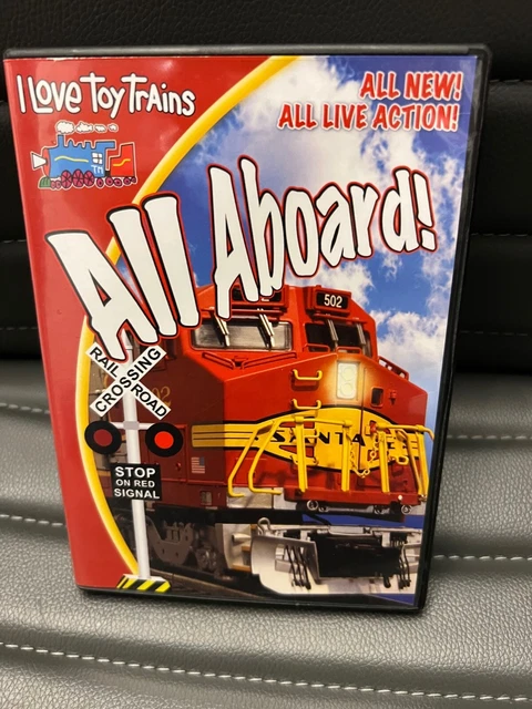 I LOVE TOY Trains - All Aboard! Model Trains - Great for kids! DVD $6. ...