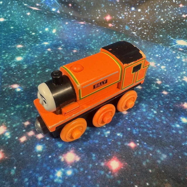 THOMAS & FRIENDS Wooden Railway Train BILLY - Learning Curve Rare £9.99 ...