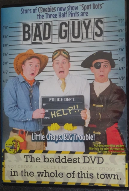 'BAD GUYS' DVD Spot Bots The Three Half Pints £16.14 - PicClick UK