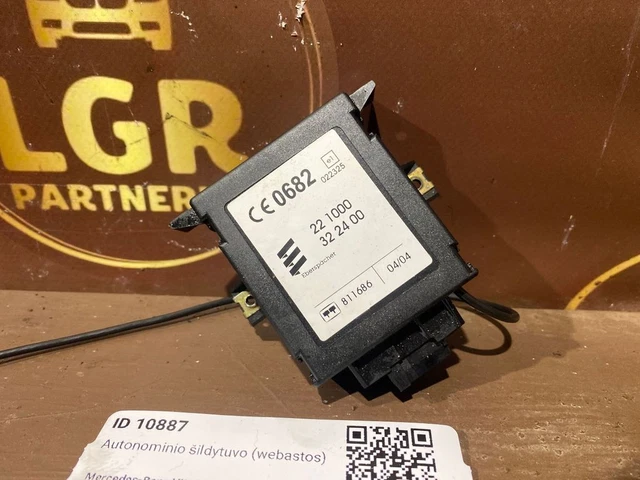 MERCEDES-BENZ VITO VIANO W639 Auxiliary heating webasto control unit ...