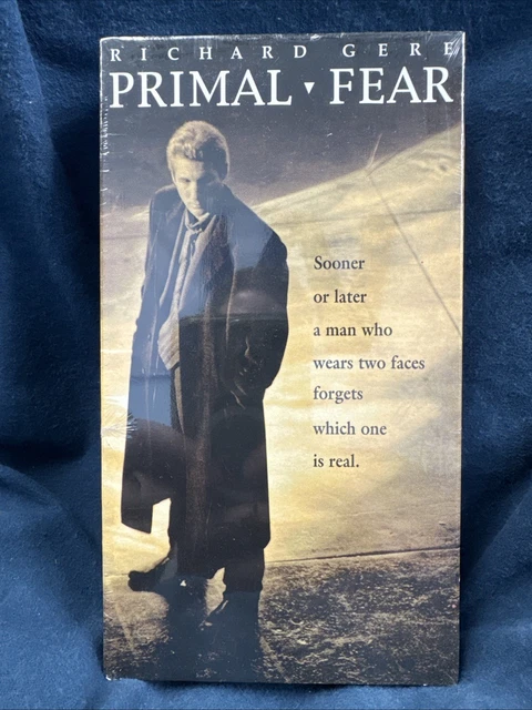 PRIMAL FEAR MOVIE Richard Gere NEW Sealed VHS Tape Laura Linney Edward ...
