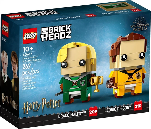 LEGO BRICKHEADZ HARRY Potter Draco Malfoy & Cedric Diggory Ensemble ...