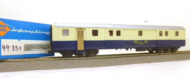 ROCO H0 44331 BLS-Gepäckwagen D, blau/beige KK N50 EUR 19,00 - PicClick DE