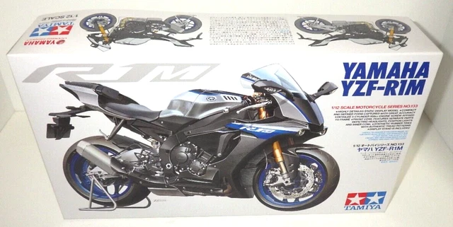 TAMIYA 1/12 SCALE Yamaha YZF-R1M motorcycle No.133 Model Kit from Japan ...