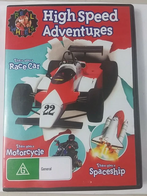 REAL WHEELS HIGH Speed Adventures DVD Rating G Region 1 NTSC $9.00 ...