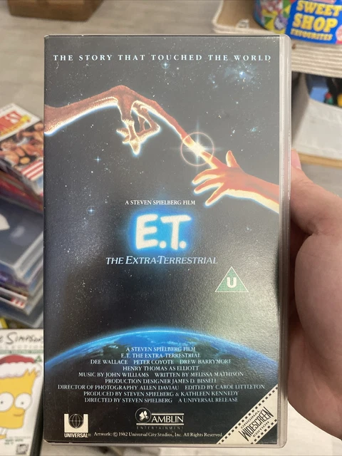 E.T. THE EXTRA Terrestrial - Vhs Pal Original 1982 Steven Spielberg Cult Classic £4.99 - PicClick UK