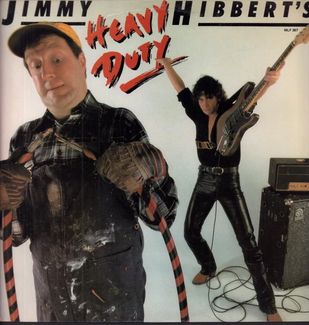JIMMY HIBBERT HEAVY Duty LP vinyl Australia Logo 1980 includes merch ...