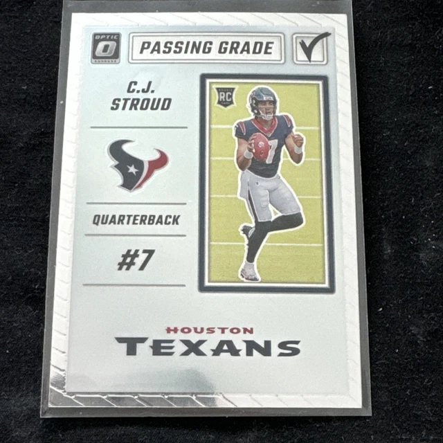 2023 PANINI DONRUSS Optic CJ Stroud Houston Texans passing grade rookie card RC EUR 1,36 ...