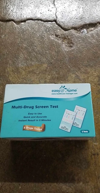 EASY AT HOME Multi-Drug Screen Test Kit (5 count ea.) $7.99 - PicClick