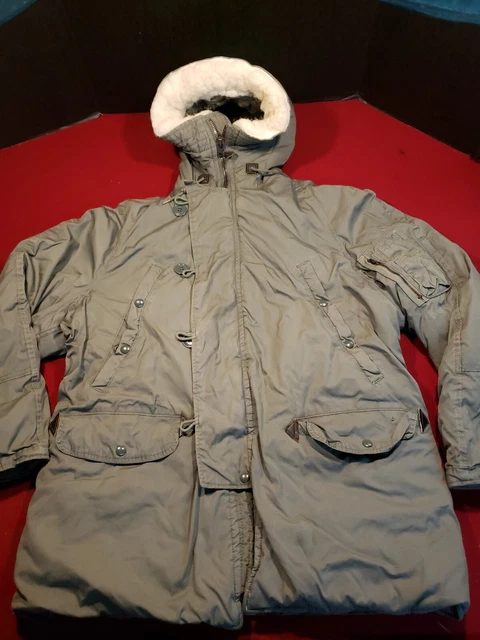 VINTAGE GREENBRIER MILITARY Extreme Cold Weather Parka Jacket Mens ...