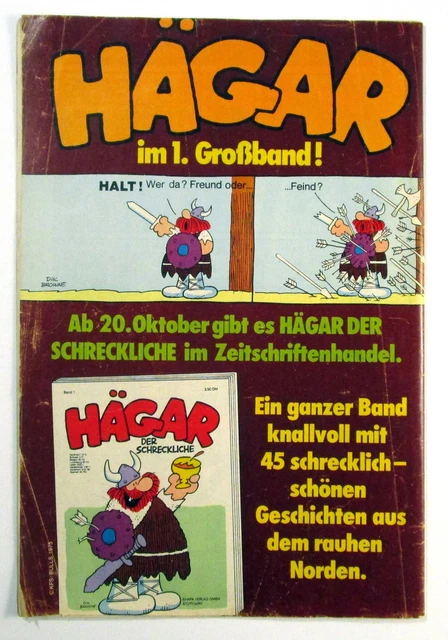 MV COMIX 1.SERIE Heft 21 vom 18 Oktober 1975 Original Ehapa Verlag Zustand 2 EUR 5,90 - PicClick DE