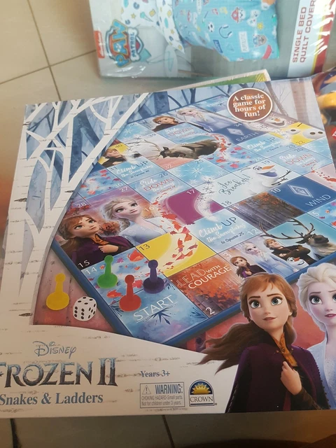 DISNEY FROZEN ELSA Anna Snake And Ladders Board Game $19.99 - PicClick AU