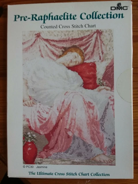 DMC PRE RAPHAELITE Collection Counted Cross Stitch Chart Jasmine £8.00 ...