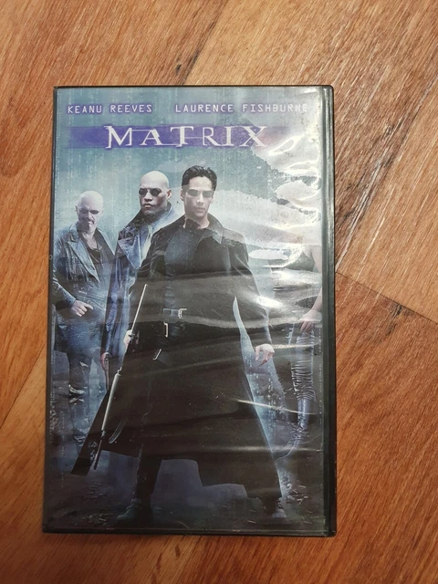 &MATRIX& *VHS-VIDEO *SCI-FI*KEANU Reeves*Laurence Fishburne*Carrie-Anne ...