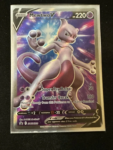 POKÉMON TCG MEWTWO V SWSH Black Star Promos SWSH229 Holo Promo EUR 2,30 ...