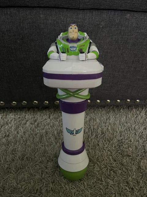 DISNEY PARKS TOY Story Buzz Lightyear Light-Up Bubble Wand TESTED Sound ...