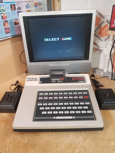 PHILIPS G7000 VIDEOPAC Console con 2 controller testati EUR 74,93 ...