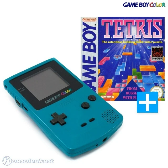 NINTENDO GAMEBOY COLOR - Console #Turquoise / Blue / Teal + Tetris £117 ...