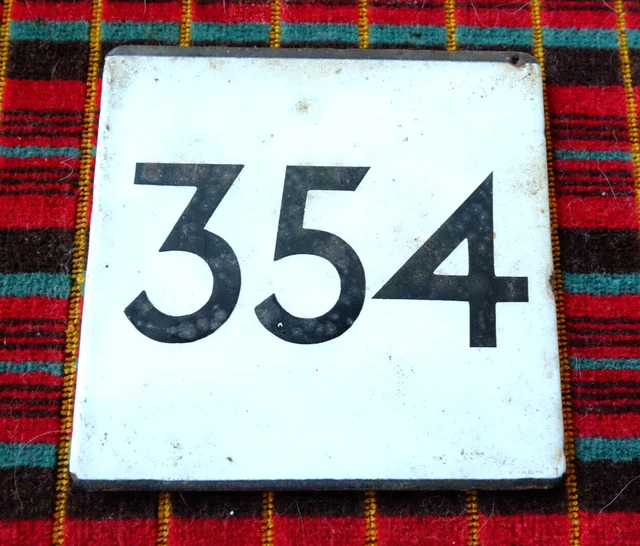 LONDON TRANSPORT ENAMEL BUS STOP E-PLATE for ROUTE 354 £42.50 - PicClick UK