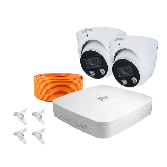 DAHUA EYEBALL CAMERA 2 Kit Professional Starter Kit Surveillance Camera ...