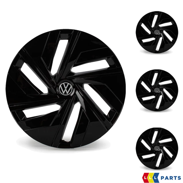 NEW GENUINE VOLKSWAGEN Id4 Wheel Trim 18 Inch Hub Cap Cover Set Kit ...