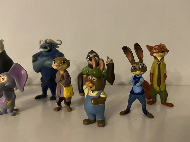 DISNEY ZOOTOPIA 1 & 2 Zootropolis Figures Bundle Cake Toppers £10.80 ...