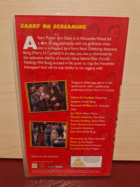 CARRY ON SCREAMING - Harry H. Corbett - PAL VHS Video Tape (H155) £1.99 ...