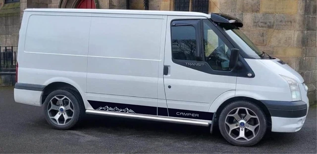FORD TRANSIT MK6 Mk7 Mountain Graphics Both Sides Camper Decals £28.95 ...