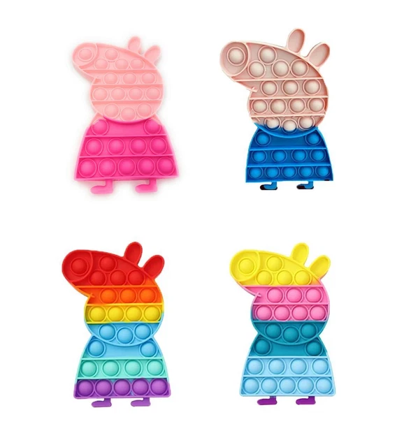 PEPPA PIG PUSH It Bubble Pop - Fidget Sensory Toy - Autism ADHD Stress ...