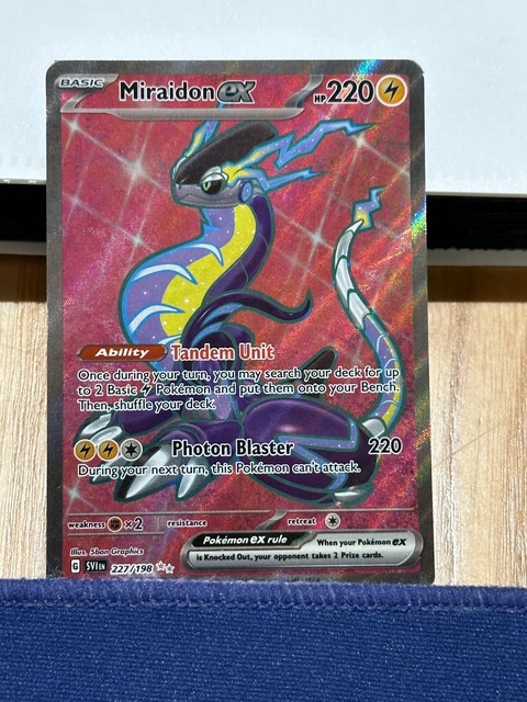 POKÉMON TCG MIRAIDON ex Scarlet & Violet - Base Set 227/198 Holo Ultra ...
