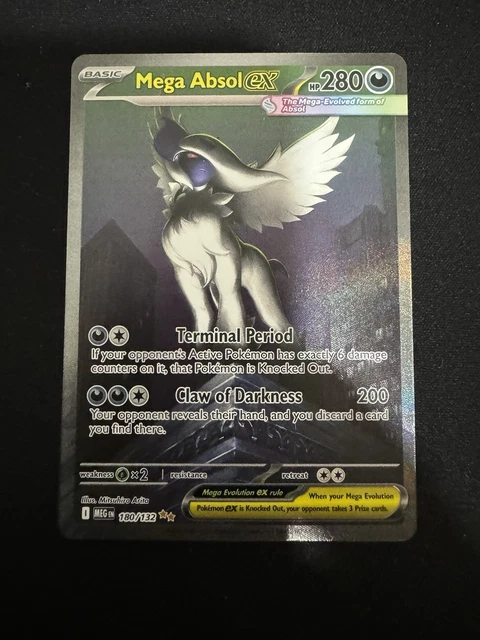 MEGA ABSOL EX Pokemon TCG Mega Evolutions 180/132 SAR NM US £86.42 ...