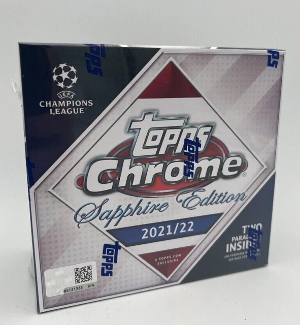TOPPS CHROME SAPPHIRE Edition UEFA Champions League 2021-22 Hobby Box OVP Sealed EUR 166,95 ...