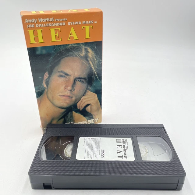 ANDY WARHOL PRESENTS Heat VHS Joe Dallesandro Paul Morrissey 1972 Tape ...