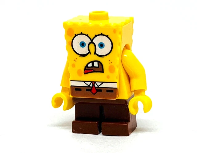 LEGO SHOCKED SPONGEBOB Squarepants Minifigure £8.99 - PicClick UK