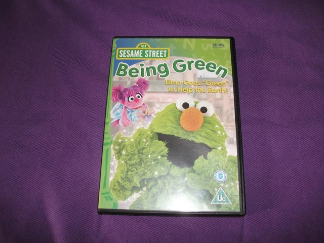 SESAME STREET BEING Green Dvd Elmo Goes Green To Help Earth Kids £7.00 ...