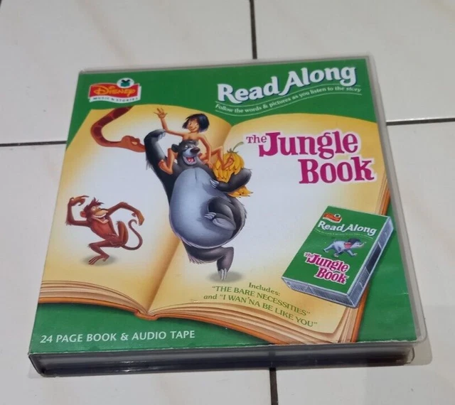 DISNEY VINTAGE 1996 Read along book and audio tape - The Jungle Book £6 ...