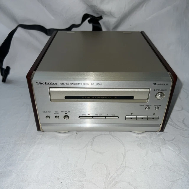 TECHNICS STEREO CASSETTE Deck RS-HD501 Wurzelholz Optik EUR 20,50 ...