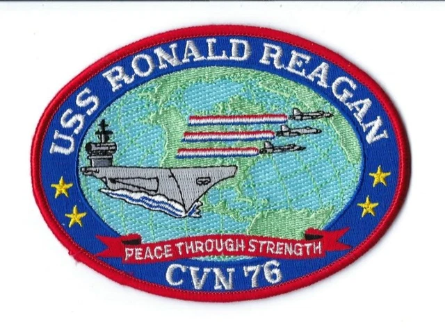 US NAVY CVN-76 USS Ronald Reagan Nimitz-class nuclear-powered ...