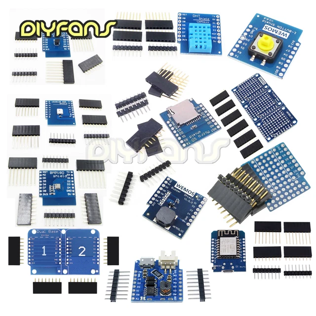 Esp8266 Wemos D1 Mini Nodemcu Scheda Di Sviluppo Wifi Protoboard Shield Eur 245 Picclick It