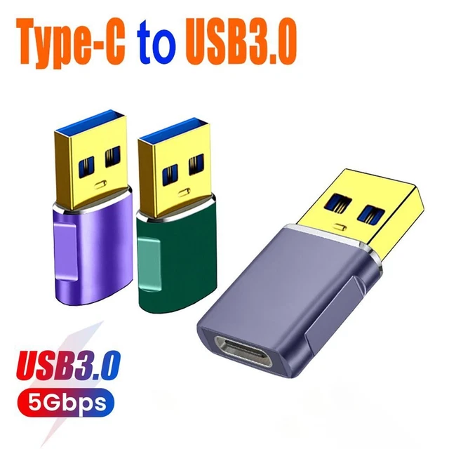 DATA TRANSFER U Disk Connector Female to Male USB-C to USB 3.0 A ...