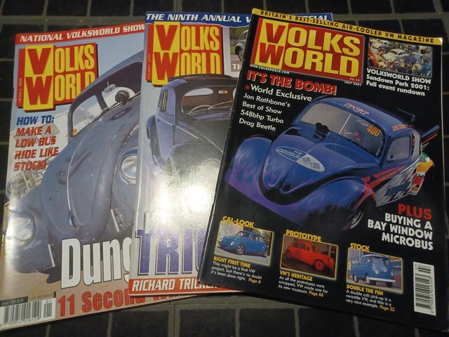 3X VOLKS WORLD Motoring Car Magazine £12.00 - PicClick UK