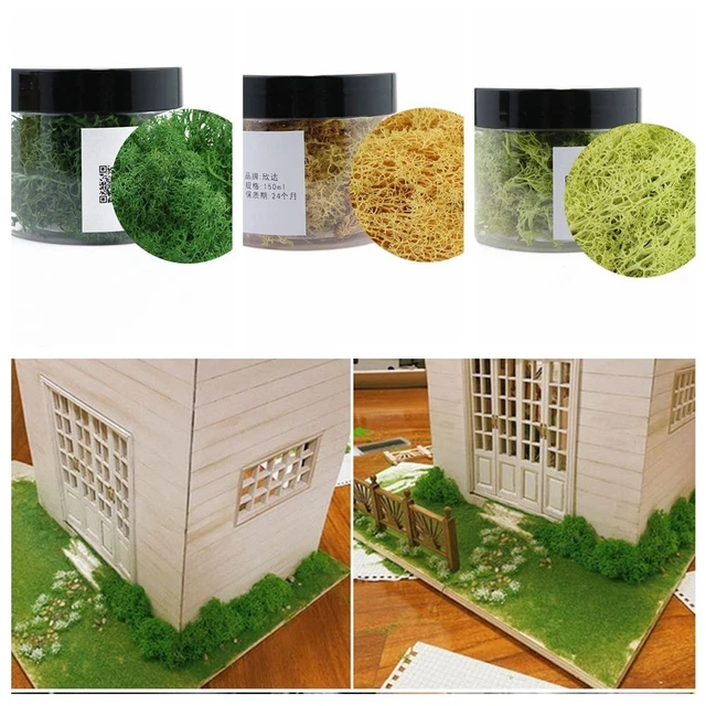 CLUMP GRASS MODEL Simulation Shrub Clump Mini Lichen Soldier Building ...
