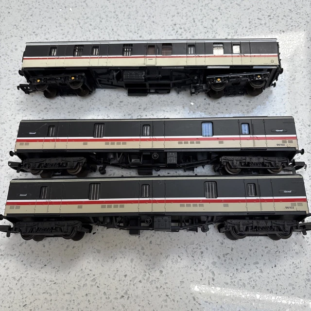 #6149 LIMA L305610 BR 57' GUV Bogie Parcel Van Motorail Intercity Grey ...