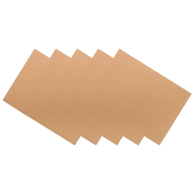5 SHEETS CARKSTOCK Paper Painting Papers Drawing Papers Blank Oil ...