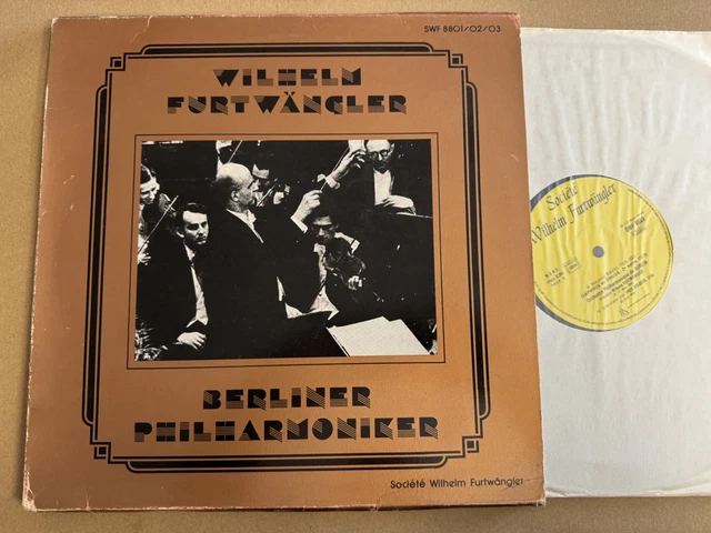 SWF 8801/02/03 Société Wilhelm Furtwangler Beethoven Bruckner Ravel etc ...